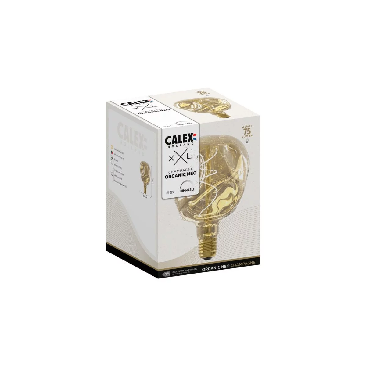 E27 Calex LED Organic Neo Champagne 4W | Nostalux.de