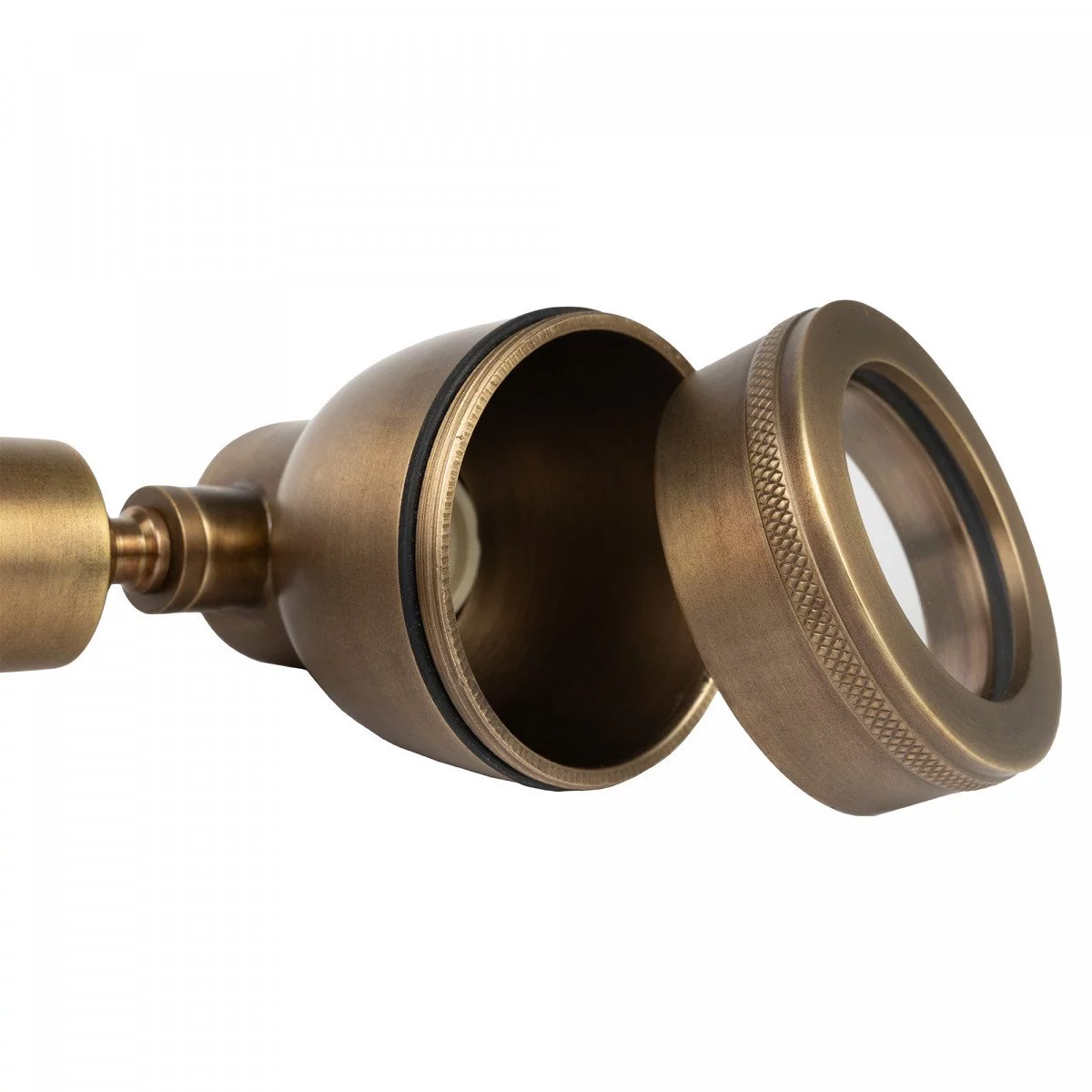 Indigo Swirl Outdoor Spot Messing | Nostalux.de