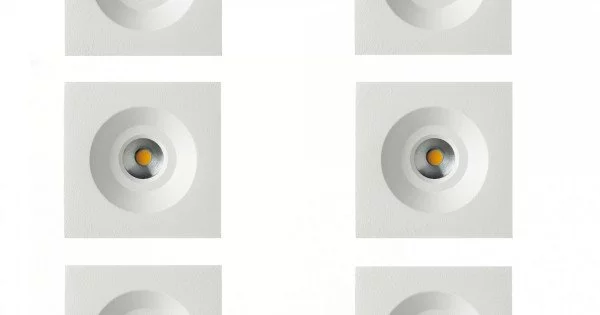 Wasserdichter spt Weiß – Ivy Spot quadratisch | Nostalux.nl