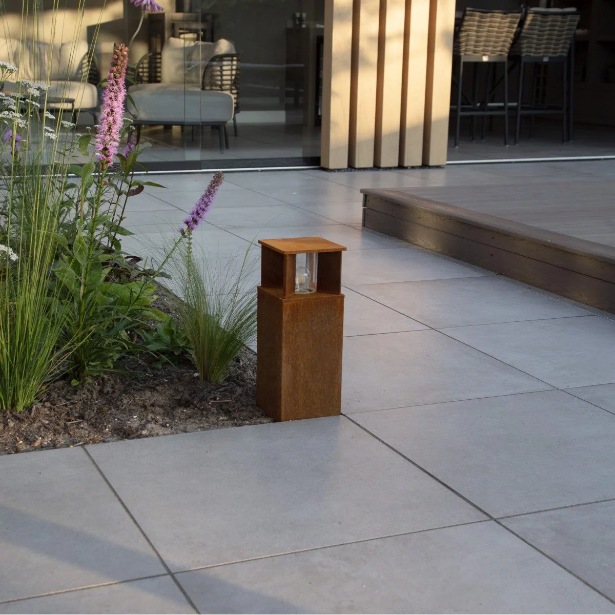 Eine robuste Außenlampe - Gartenleuchte Corten | Nostalux.de
