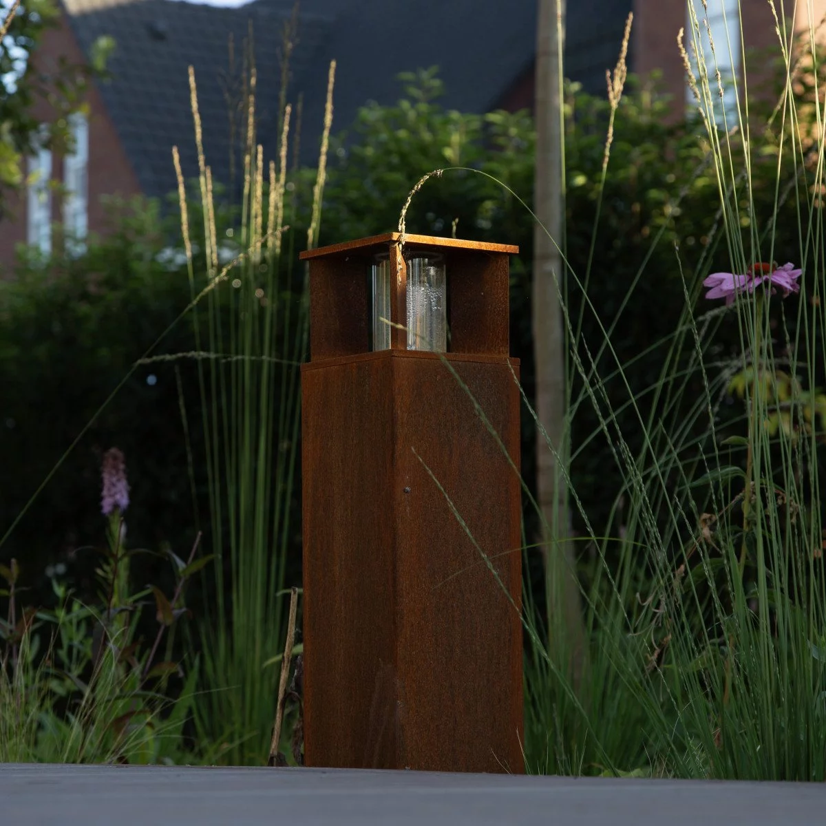 Eine robuste Außenlampe - Gartenleuchte Corten | Nostalux.de