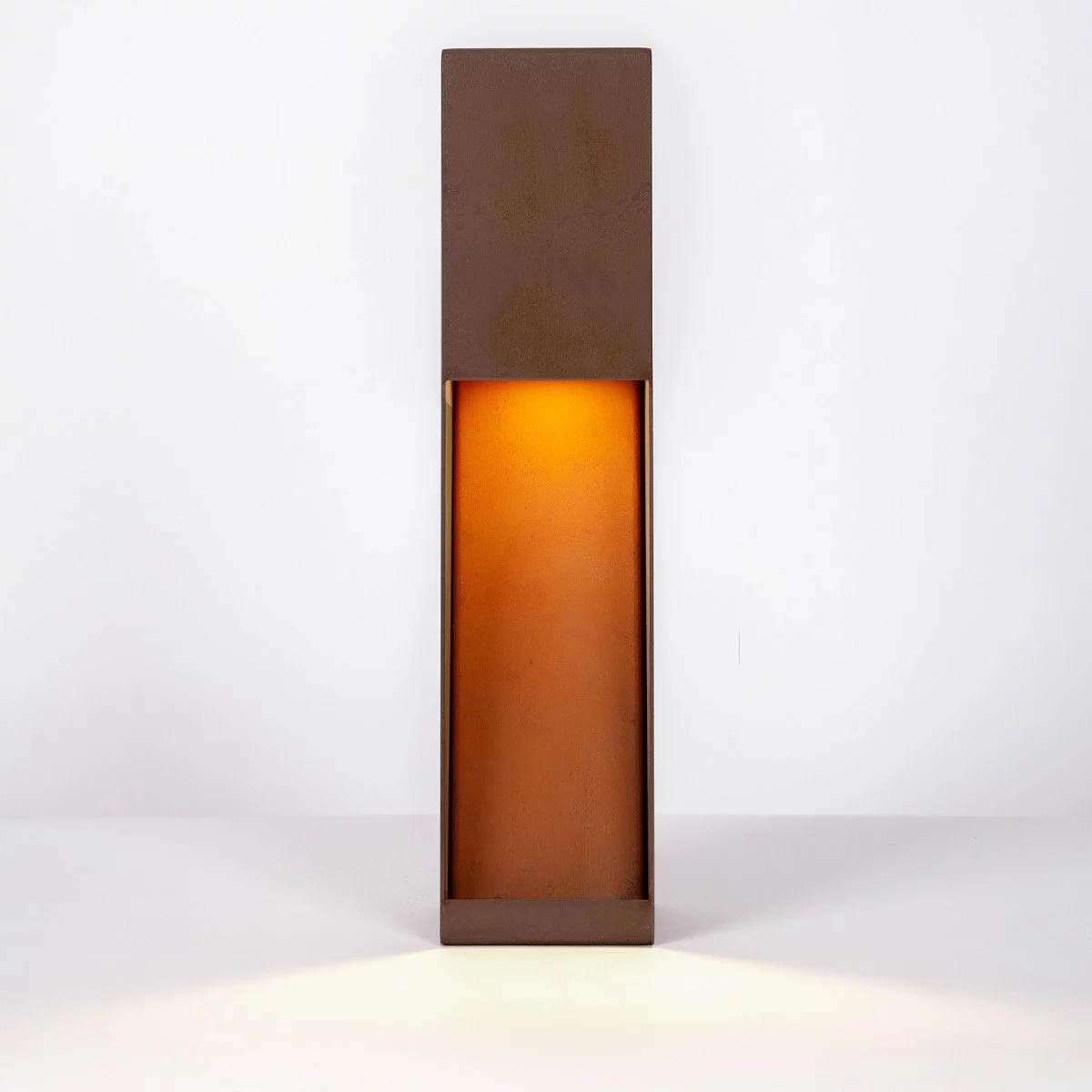 Corten Gartenleuchte 40 cm – Levi Außenleuchte | Nostalux.de