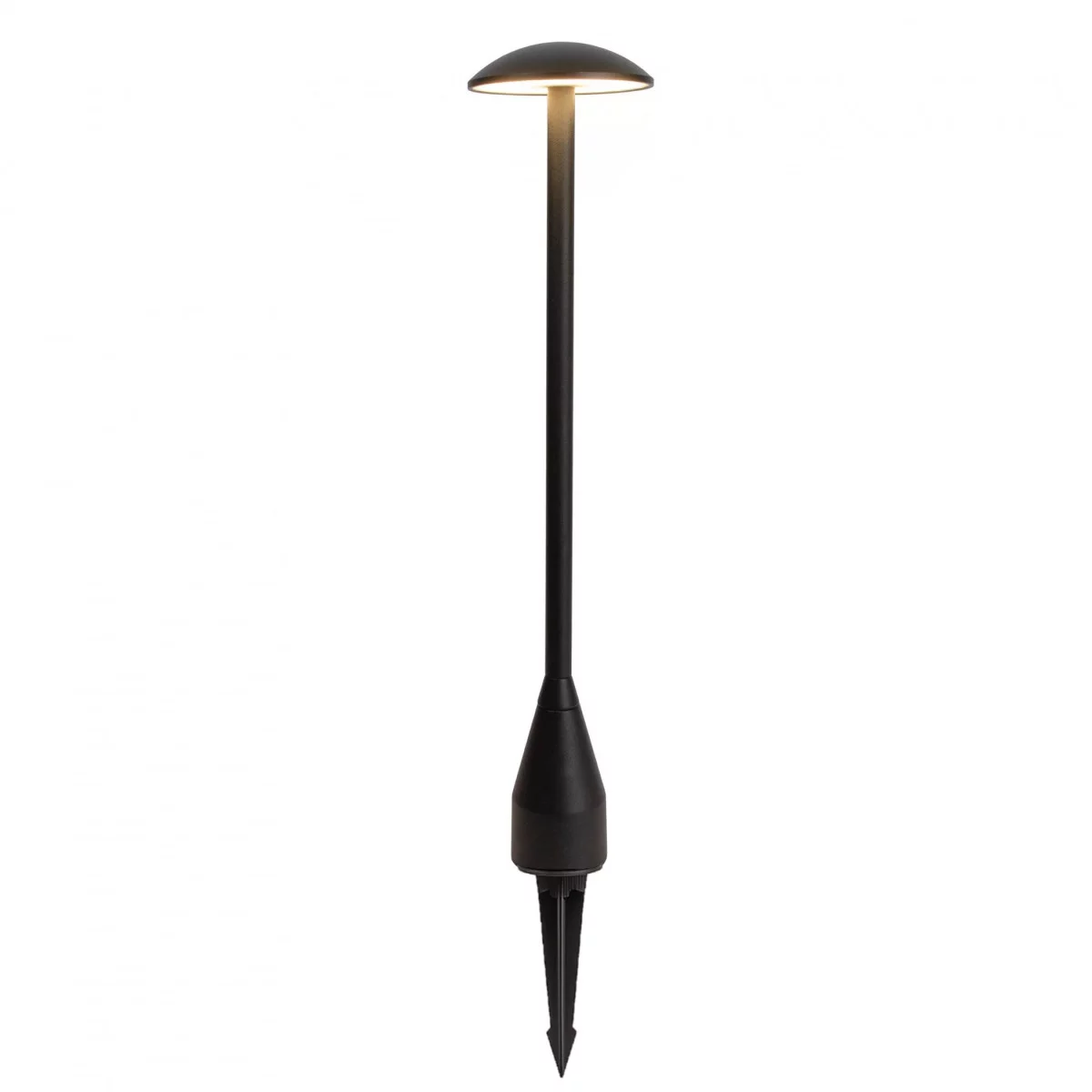 Schwarze Außenlampe 50 cm – Jazzy Gartenlampe | Nostalux.de