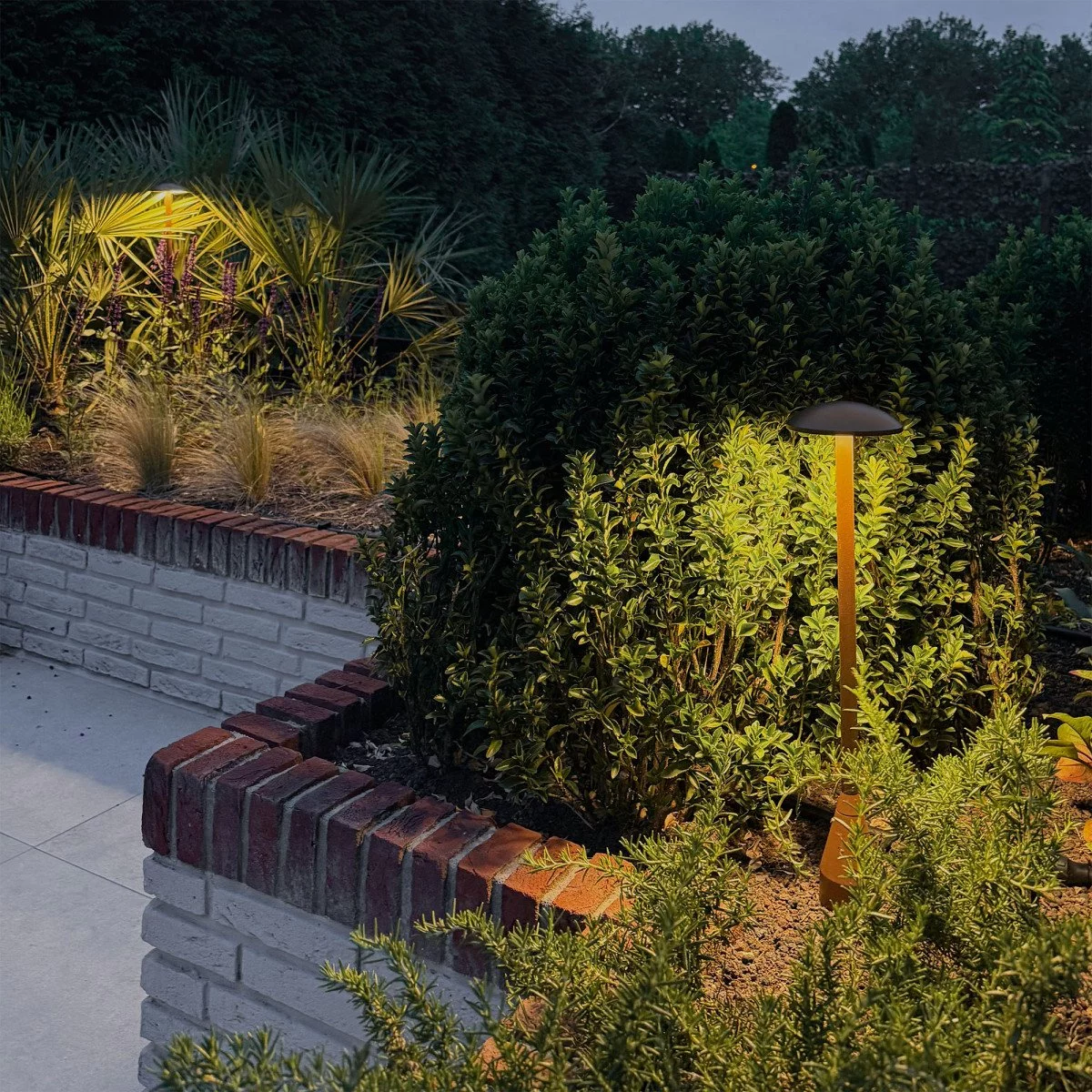 Corten Außenlampe 50 cm – Jazzy Gartenlampe | Nostalux.de