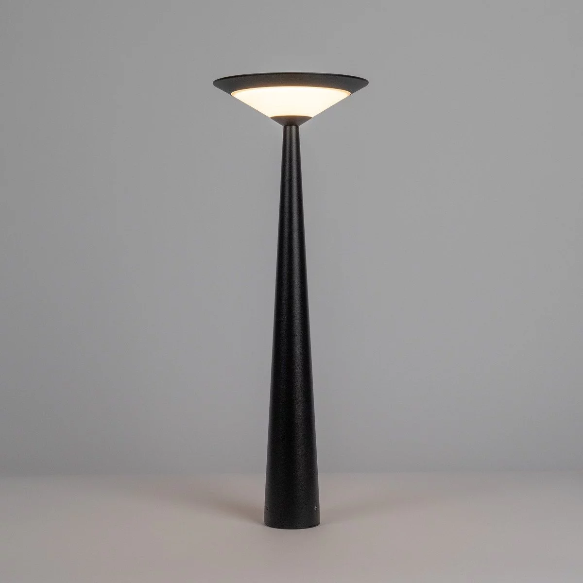 Schwarze Außenleuchte 45 cm – Elin Gartenlampe | Nostalux.de