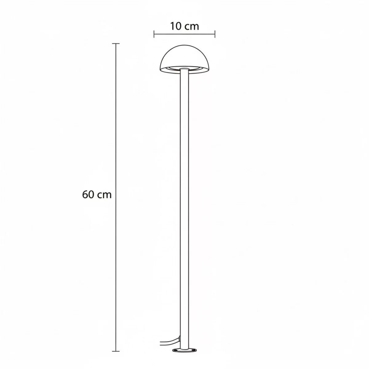 Lina Gartenlampe Schwarz – Moderne Außen lampe | Nostalux.de
